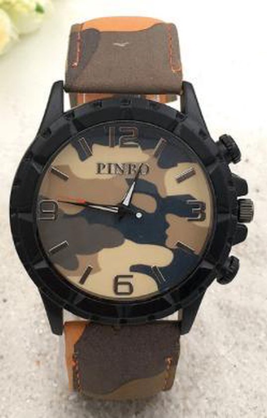 Pinbo Horloge - Legerprint | bol.com