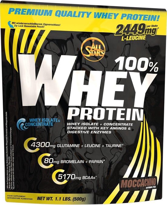 All Stars 100% Whey Protein 500 gram-Neutraal | bol.com