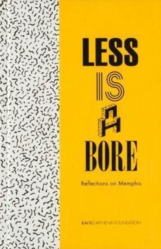 Less is a Bore. Reflections on Memphis, Julia Honer | 9783959051293 ...