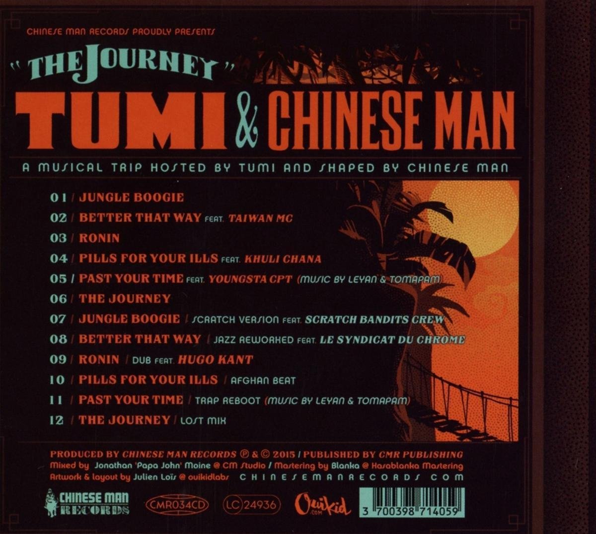 Tumi & Chinese Man - Journey, Chinese Man & Tumi | CD (album) | Muziek ...