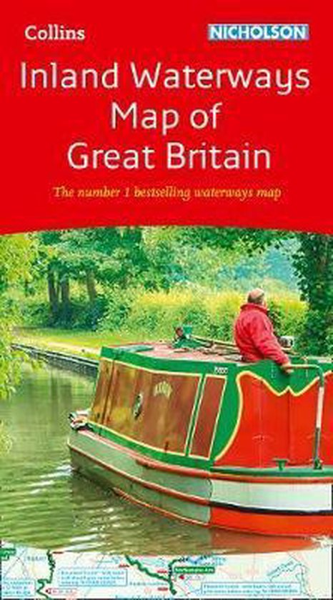 Inland Waterways Map Of Great Britain, Collins Maps | 9780008363802 ...