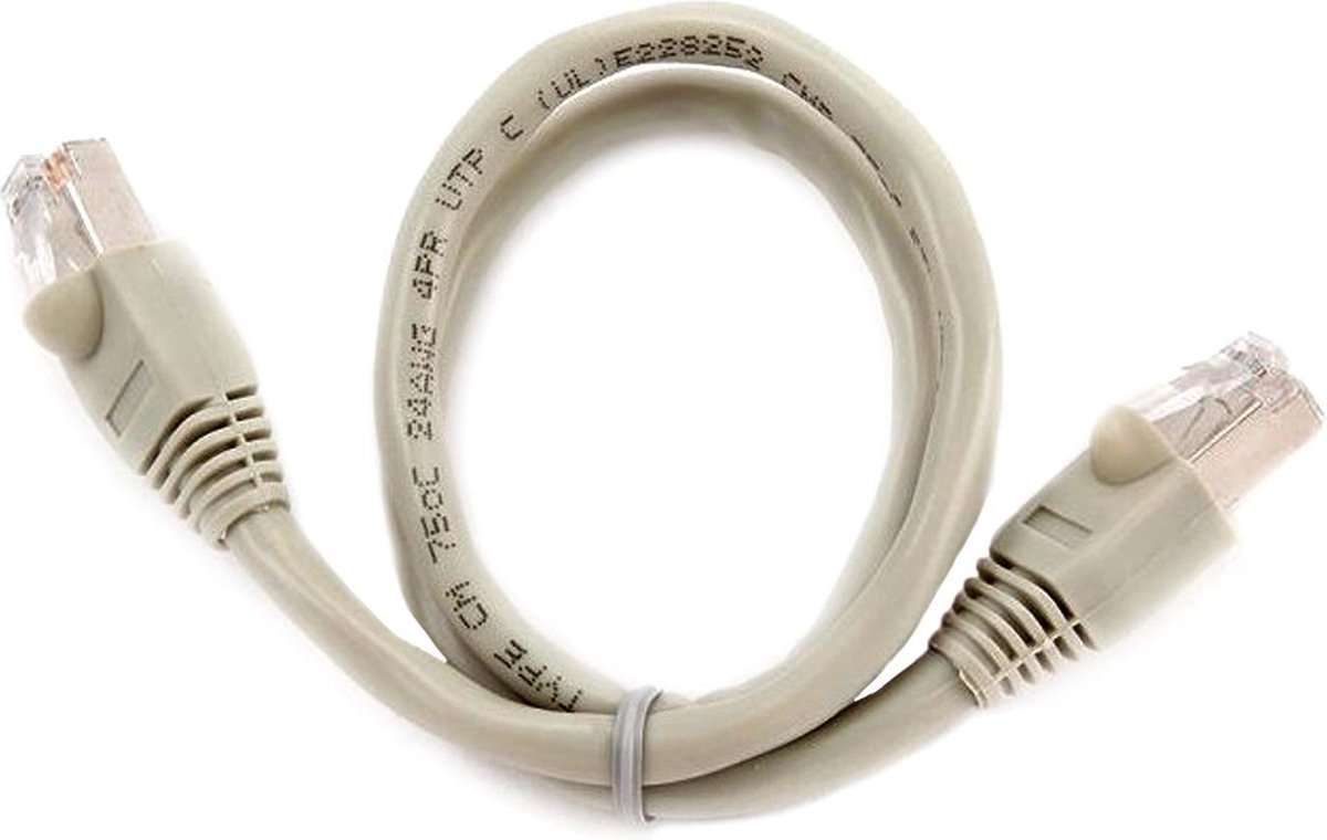 CablExpert PP6-0.5M - Netwerkkabel, FTP Cat6, grijs | bol