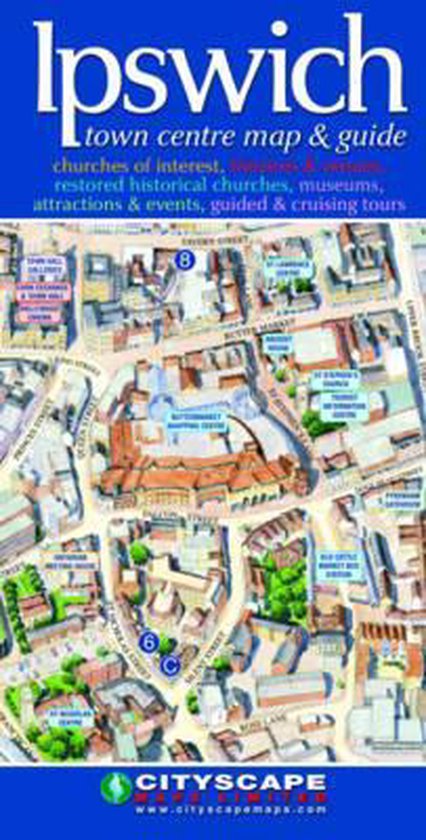 Ipswich Town Centre Map and Guide | 9781860801273 | Boeken | bol.com