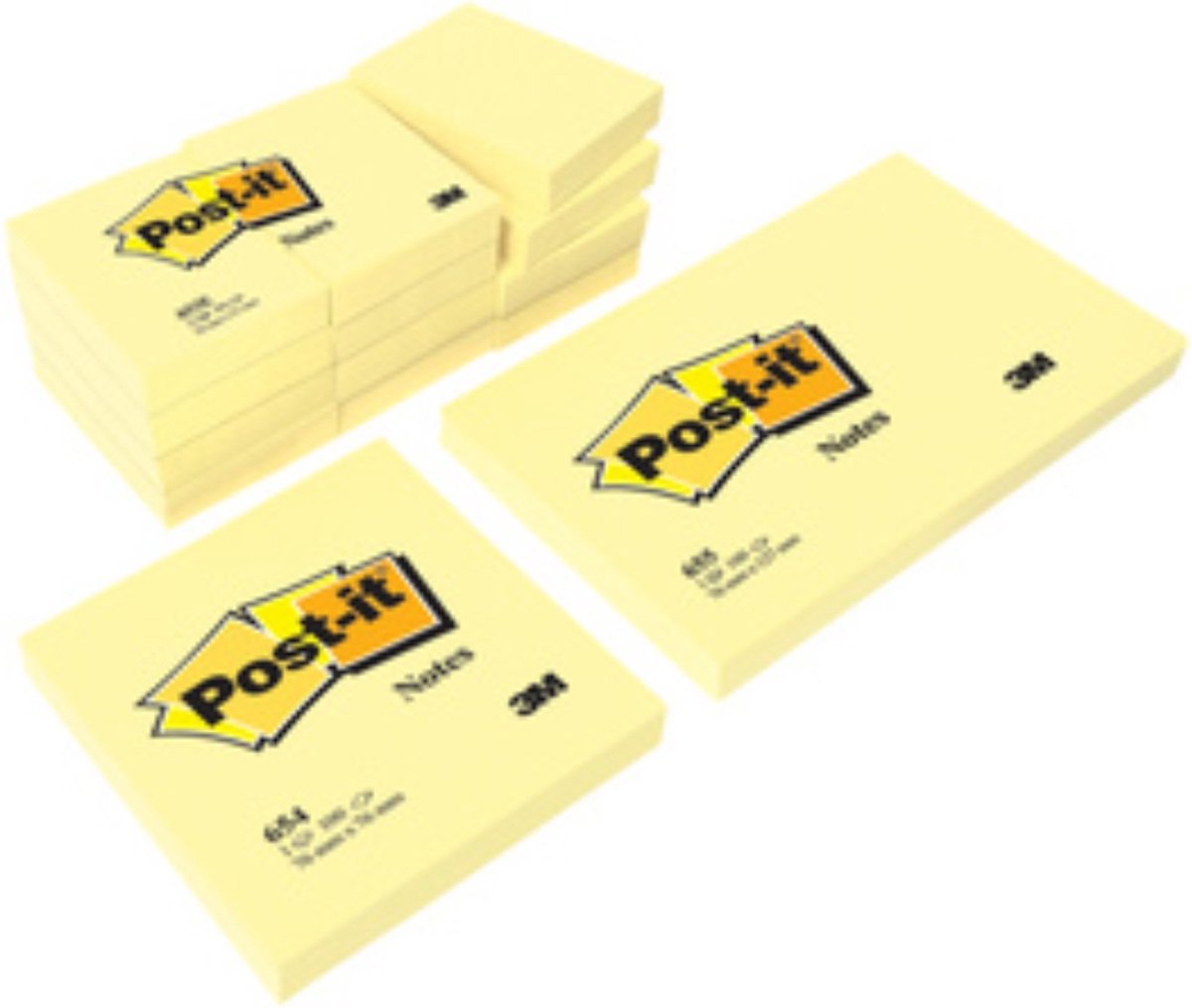 Post-it® Notes, Canary Yellow™, 1 blokje, 101 x 152 mm | bol.com