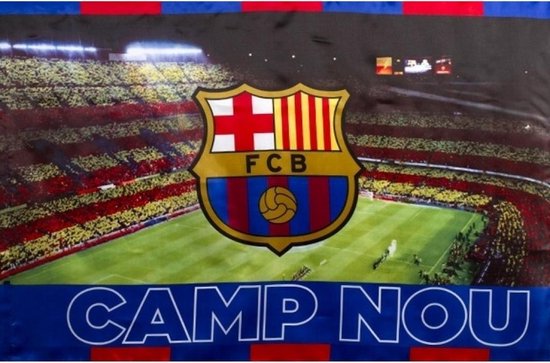 Vlag barcelona groot 100x150 cm stadion | bol.com