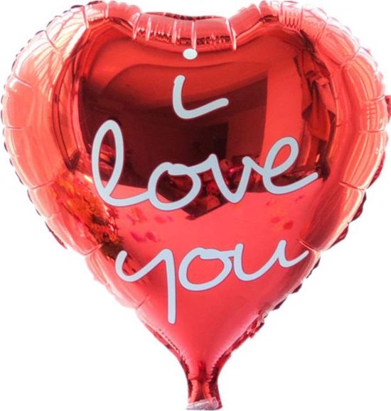 Folieballon I love you glans 45 cm | bol Folieballon I love you glans 45 cm | bol
