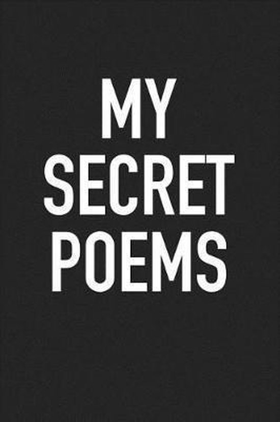 My Secret Poems, Getthread Journals | 9781790846870 | Boeken | bol.com