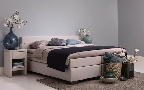 Boxspring Florida, 180 x 200 cm, inclusief matras en topper | bol