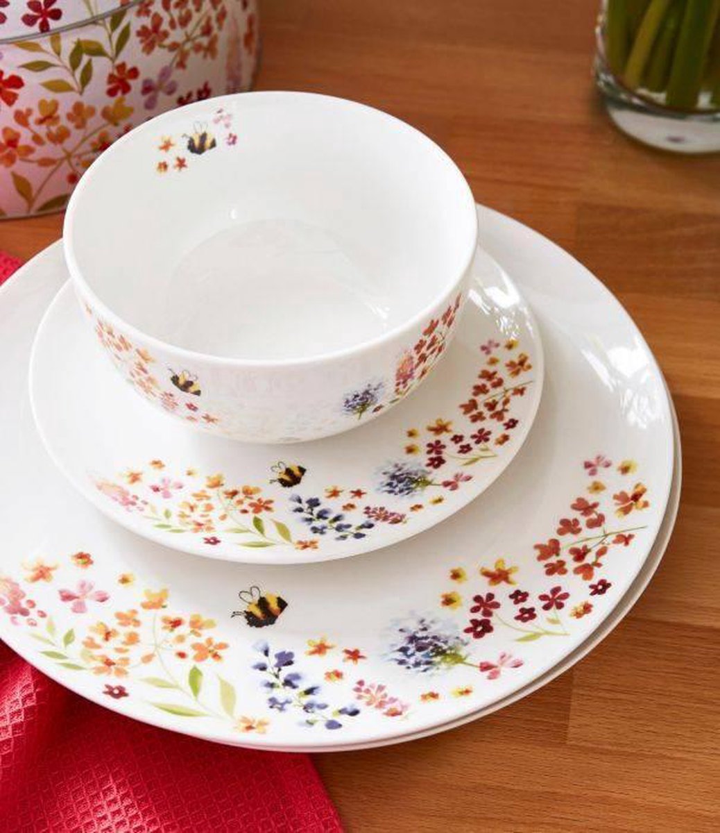 Cooksmart Serviesset 12-delig Bee Happy | bol