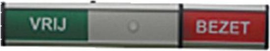 Infobord vrij/bezet 125x30mm | bol