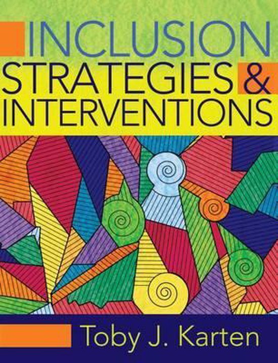 Inclusion Strategies & Interventions, Toby J Karten | 9781935543237 ...