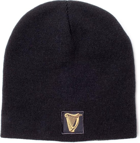 Guinness Beanie - Geborduurd logo & metalen badge - Zwart - KC24458GNS ...