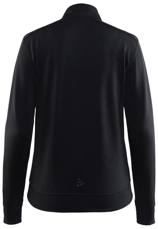 Craft Noble Zip Jacket Dames Zwart maat L | bol