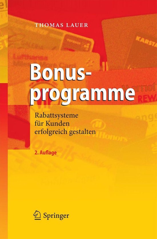 Bonusprogramme (ebook), Thomas Lauer | 9783642191183 | Boeken | bol.com