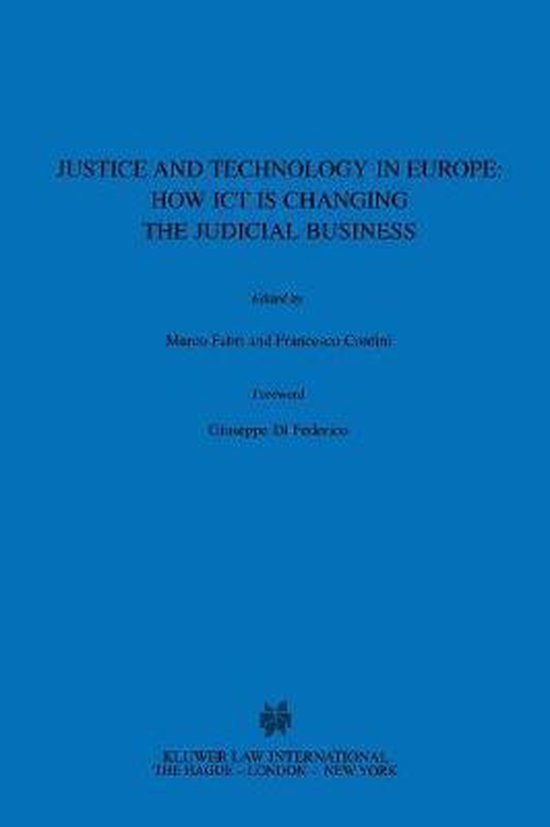 Justice and Technology in Europe, Marco Fabri | 9789041116949 | Boeken | bol