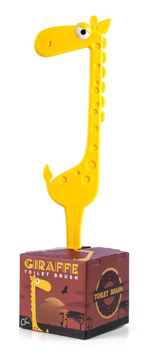 Dhink Giraffe WC Borstel Grappig en Leuke Toiletborstel Trendy- Geel ...