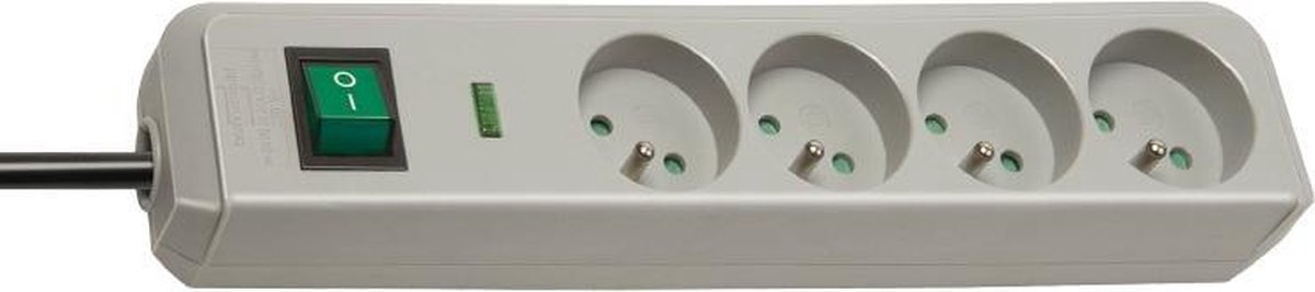 Brennenstuhl Eco-Line - Stekkerdoos 4x - Belgische aarding | bol.com