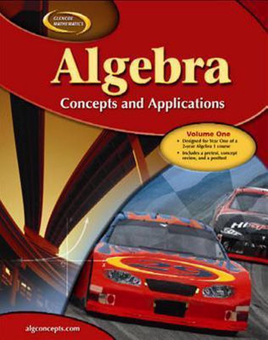 Algebra Volume One | 9780078703485 | Mcgraw Hill | Boeken | bol