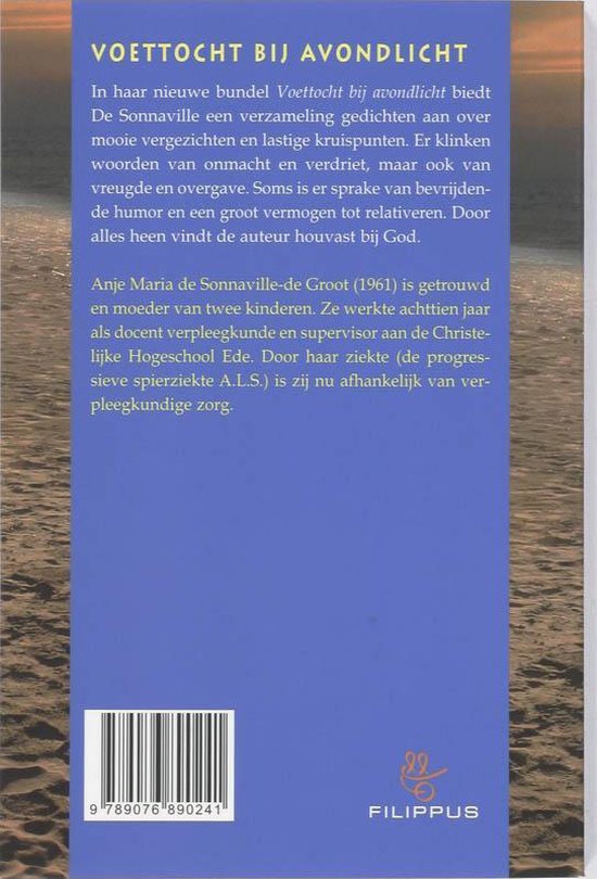 Voettocht Bij Avondlicht, Anje Maria de Sonnaville | 9789076890241 ...