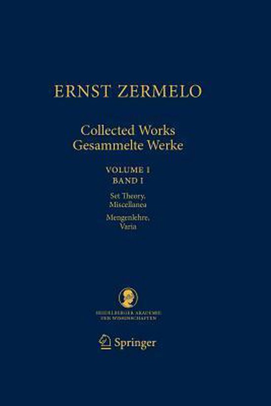 ERNST ZERMELO | 9783642262098 | Ernst Zermelo | Boeken | bol.com
