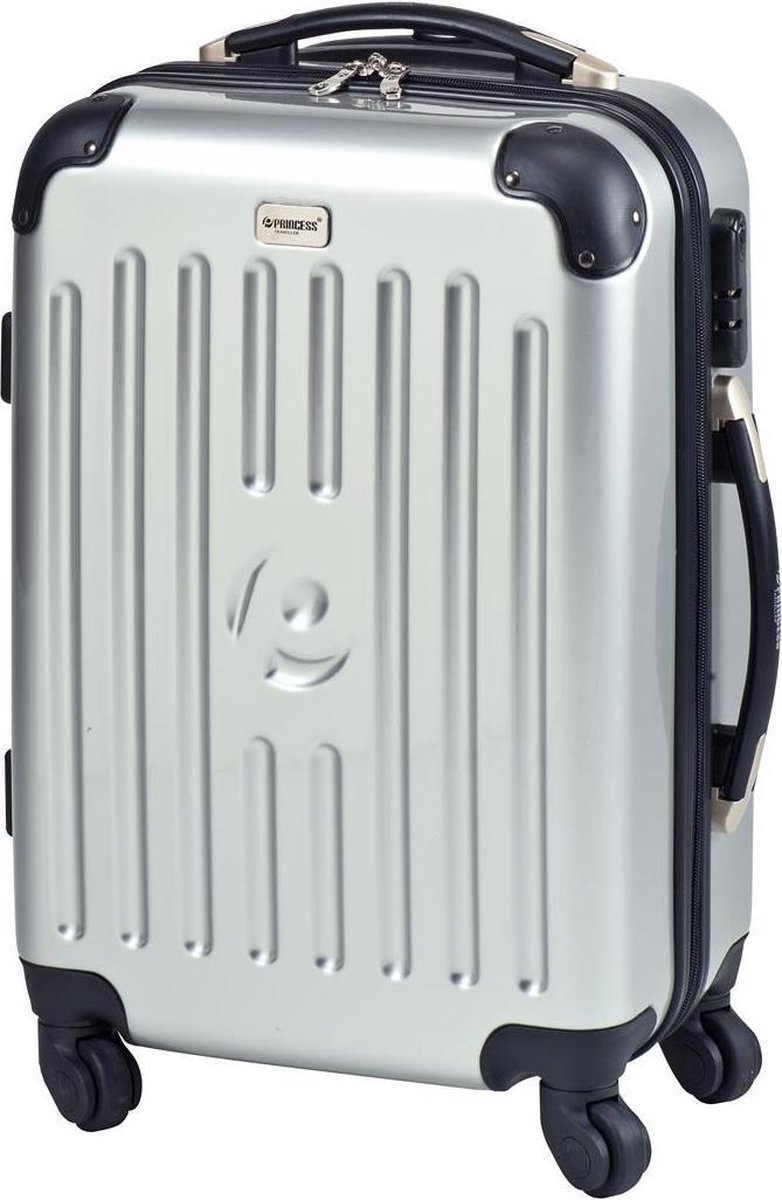 Princess New York - Reiskoffer - 57 cm - Zilver | bol.com