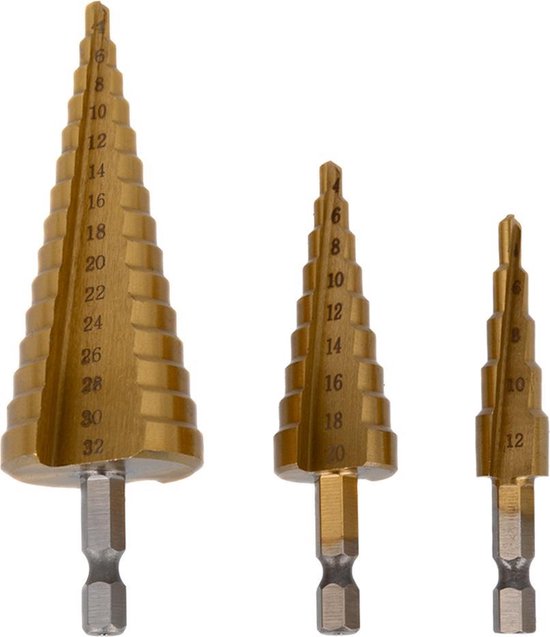 Benson stappenboor boorset 3-delig | bol.com