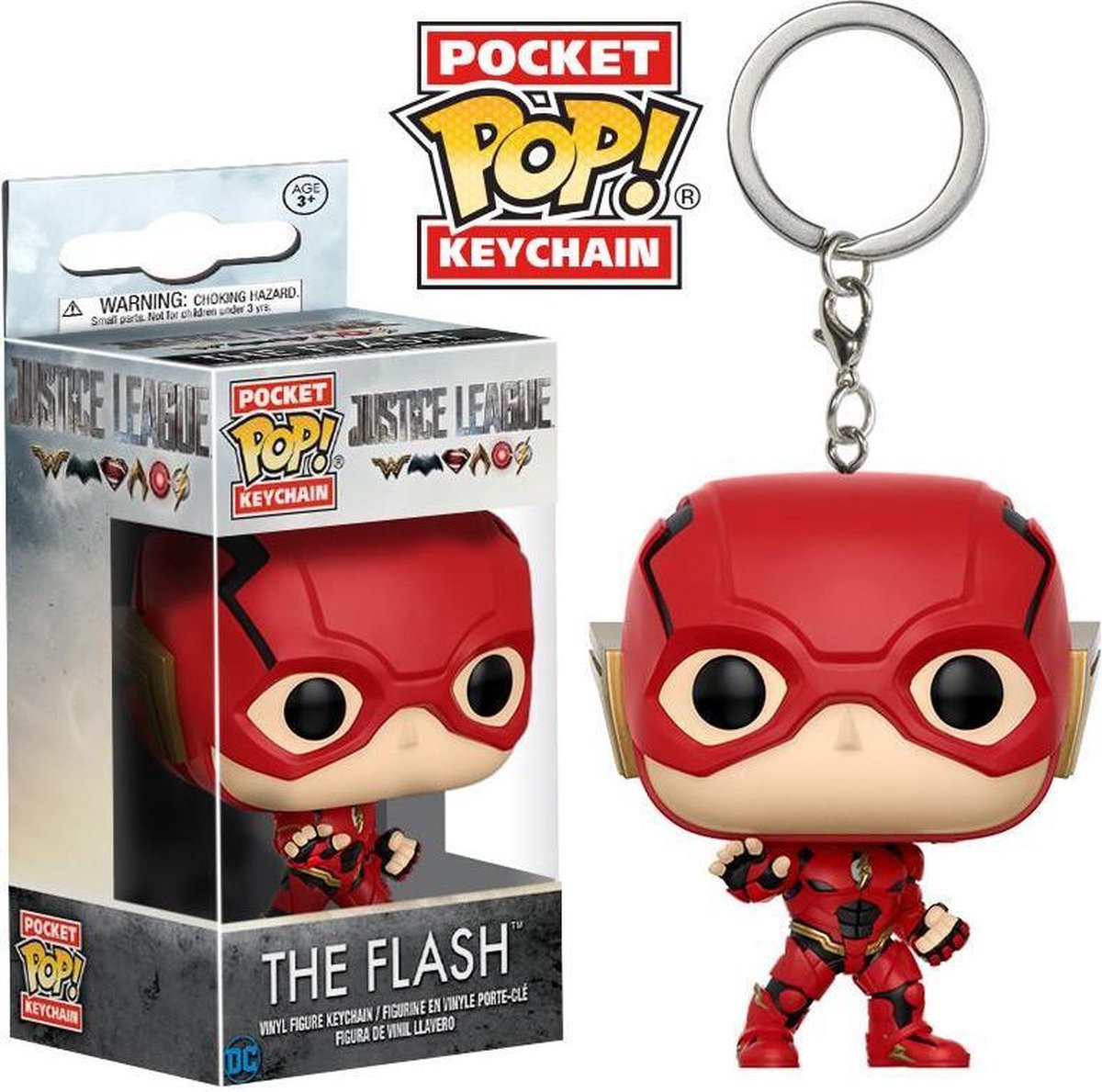 Pocket Pop Keychains : Justice League - The Flash | bol.com