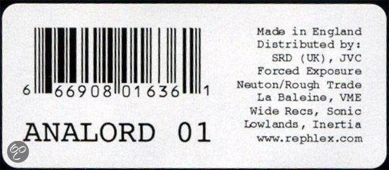 Analord 01, Aphex Twin | LP (album) | Muziek | bol
