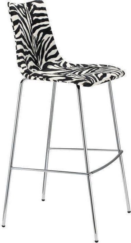 Zebra Pop 65 - Dierenprint - Barkruk - Scab | bol
