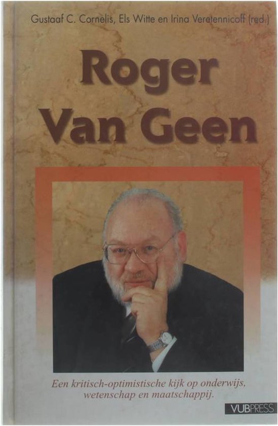 Roger Van Geen, Gustaaf C. Cornelis | 9789054871392 | Boeken | bol