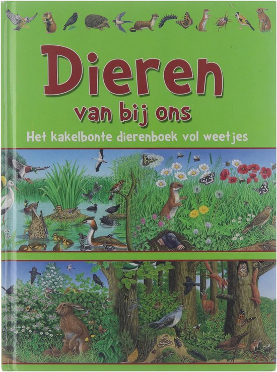 Dieren van bij ons: het kakelbonte dierenboek vol weetjes, Bob Bampton ...