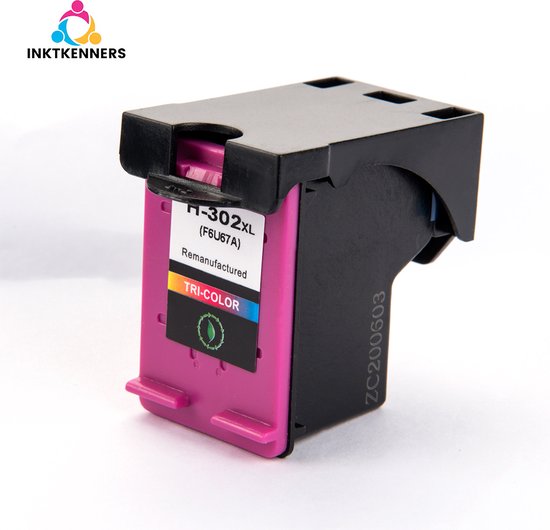 Inkt cartridge - 1X TRI-color - geschikt (HP 302XL) - Multipack ...