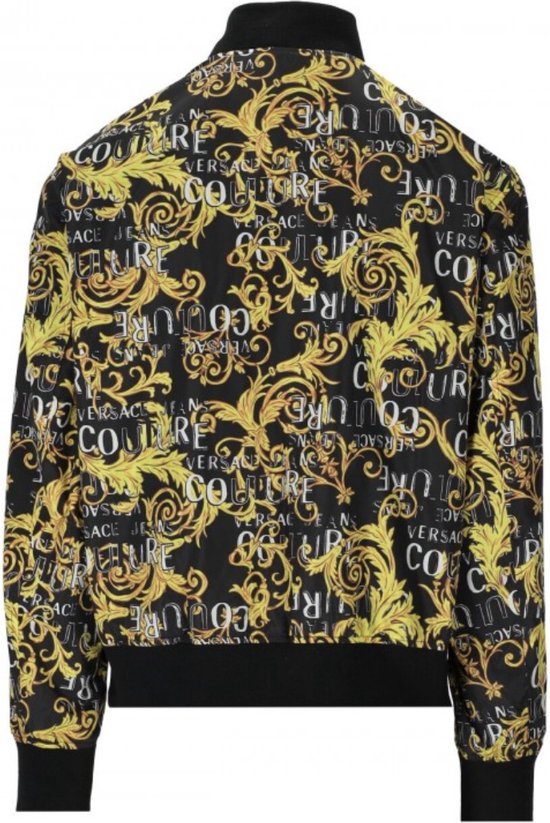 Versace Jeans Couture Logo Couture Reversible Bomber Jacket Black | bol.com