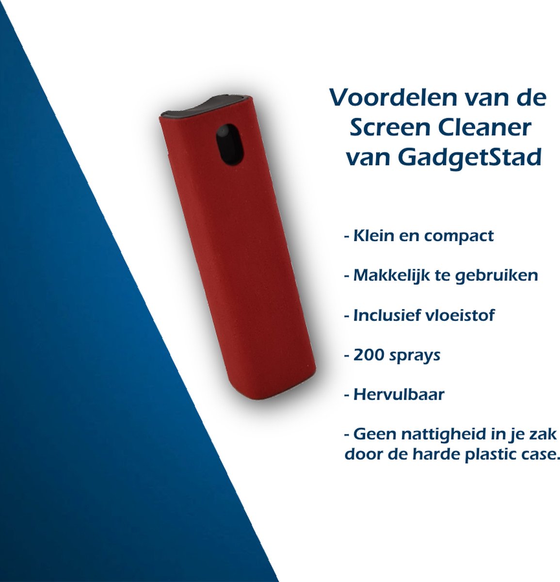Screen Cleaner Spray - Schermreiniger - Met vloeistof en case - 2 in 1 ...