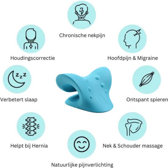 Zando - Nek stretcher - Massagekussen - Inclusief Uitgebereide ...