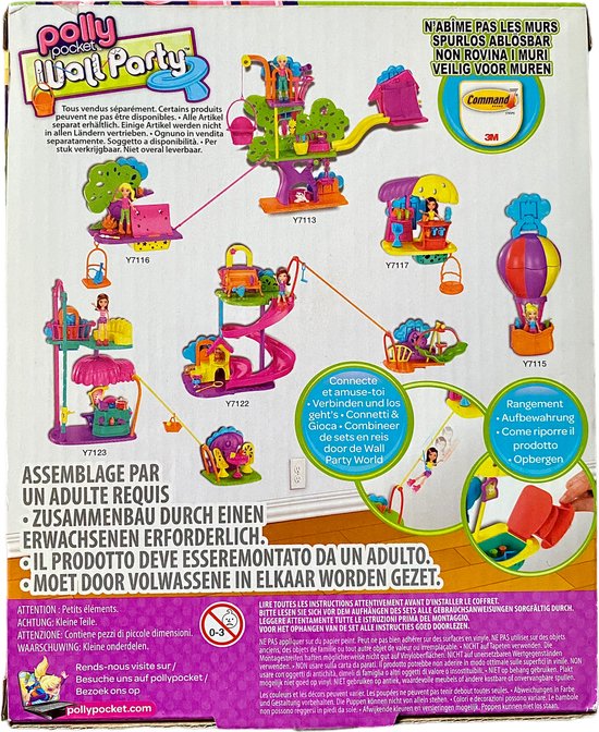 Polly pocket - Wall party - Poppen - Speelfiguur | bol