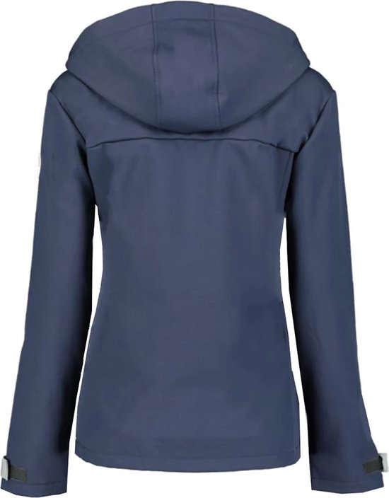 Geographical Norway Sofshell Jas Dames - Tanya - Donker Blauw - M | bol.com