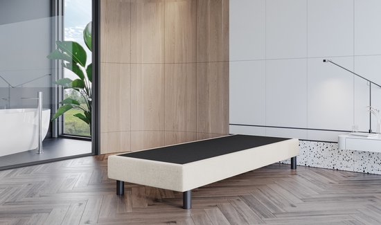 Boxspring Los Onderstel Fleur - 90x200 cm - Stof Beige | bol