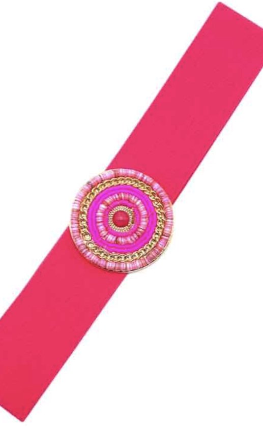 Dames riem - elastische riem - stretch - bohemian riem - ibiza riem ...