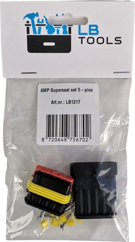 LB Tools AMP Superseal connector 5-pins set | bol