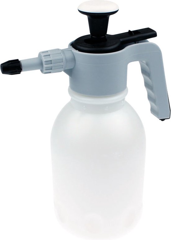 Sprayflacon met drukpomp 1,5 l Grijs Wecoline | bol