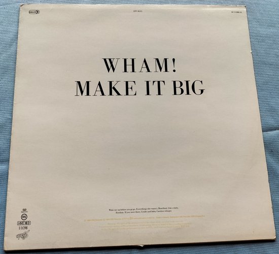 Wham! - Make It Big (1984) LP = als nieuw, Wham! | Muziek | bol.com