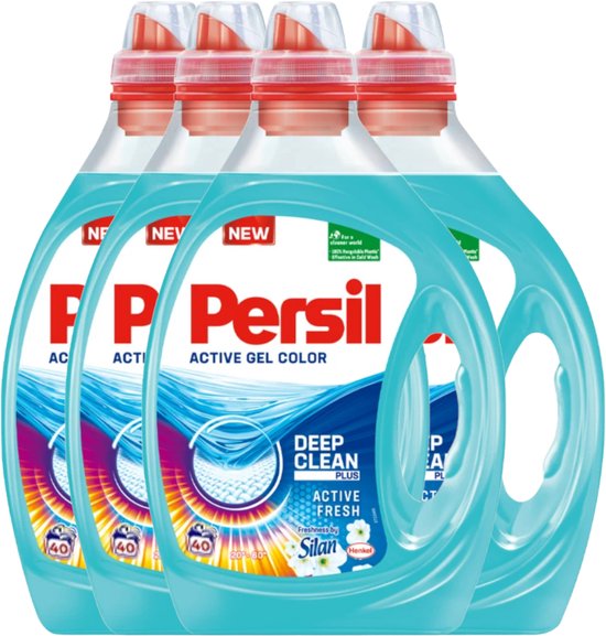 Persil Freshness by Silan Gel Deep Clean - Voordeelverpakking - 4 x 40 Wasbeurten | bol