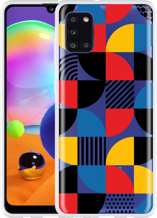 Samsung Galaxy A31 Hoesje Abstract Pattern - Designed by Cazy | bol.com