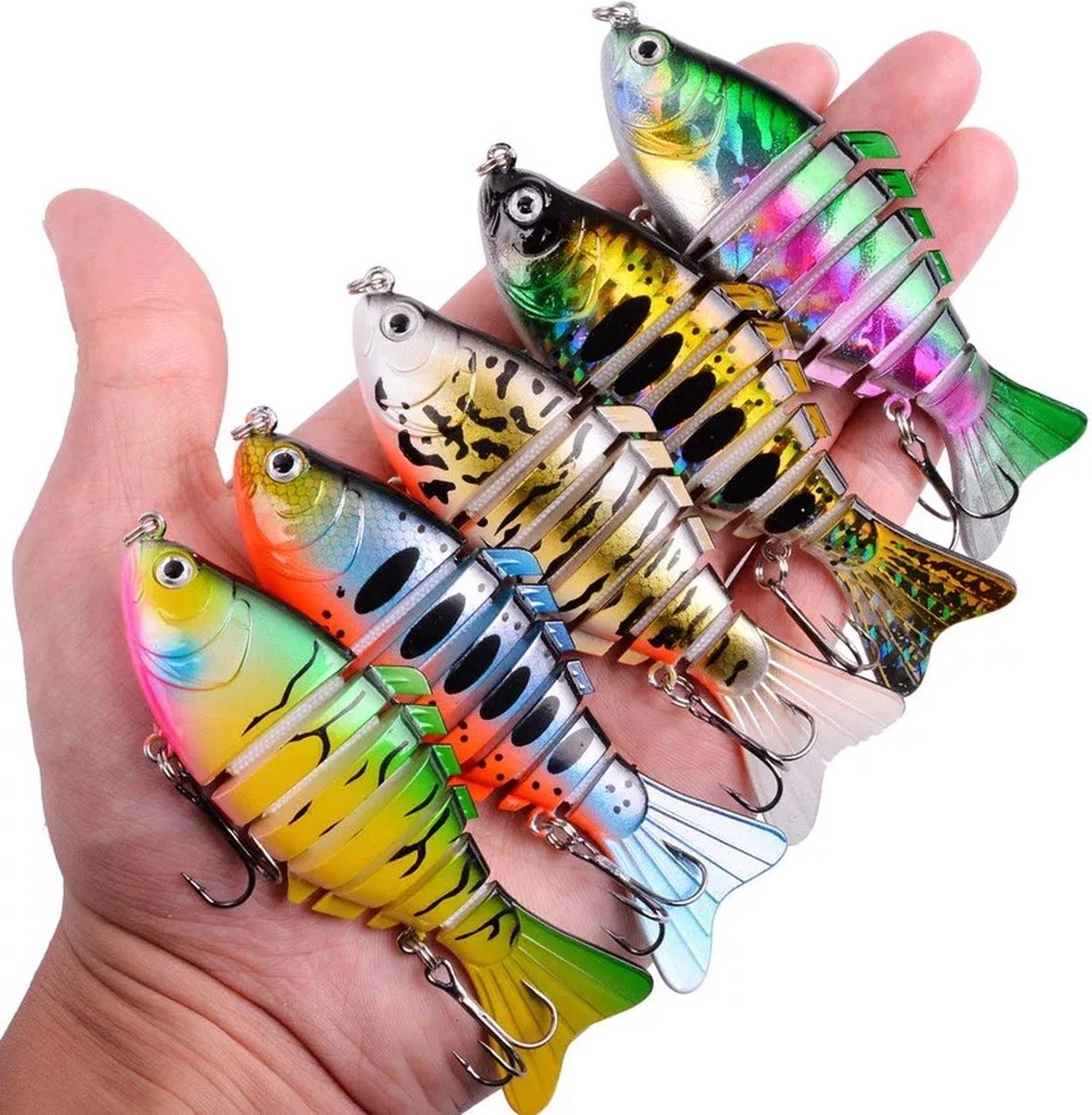 Kunstaas set voor roofvissen | kunstaas snoek | pluggen met haak ...