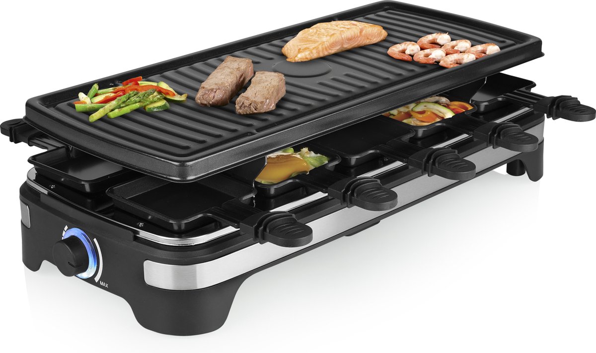 Princess Gourmetstel XL 162650 - Raclette 10 personen - Grill ...