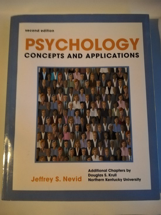 Psychology - Concepts and Applications, Jeffrey S. Nevid ...