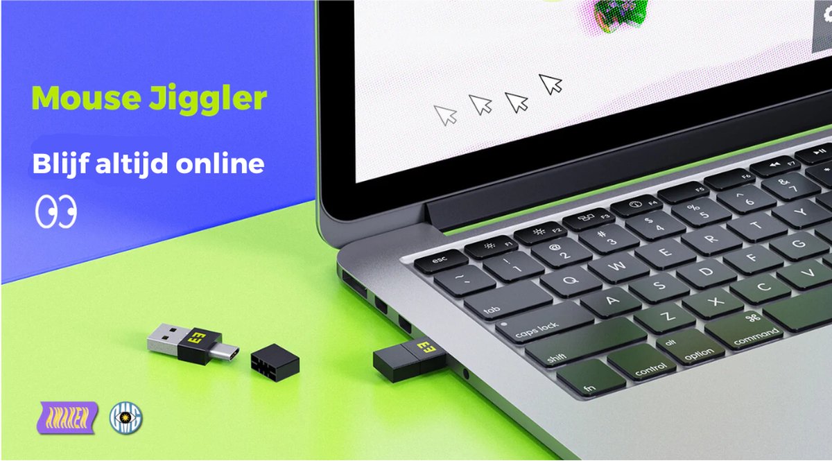 Echo 3 Mouse Jiggler - Muis Beweger - Mouse Mover - Plug 'N Play - Met ...