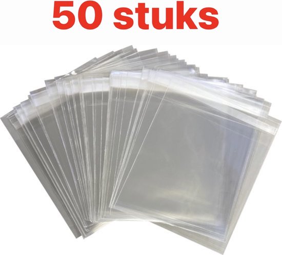 Knutselzakjes plastic - 15x15 cm - 50 stuks - Plastic Zakjes - Met ...