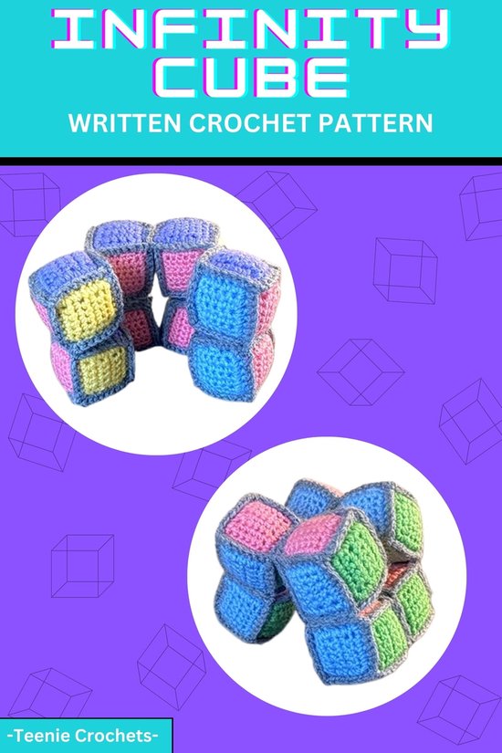 Infinity Cube Crochet Pattern (ebook), Teenie Crochets | 1230005999439 ...